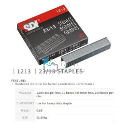 Katalog perlengkapan SDI misal SDI 1213 Heavy Duty Staples 23/13 Isi ...